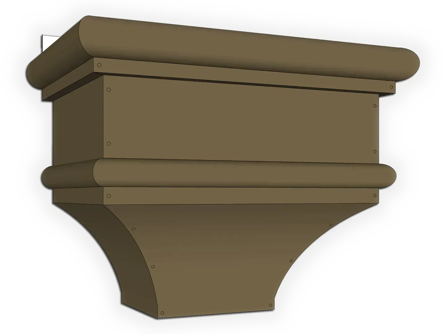 The Bedford Small Leader Head | KM Sheet Metal